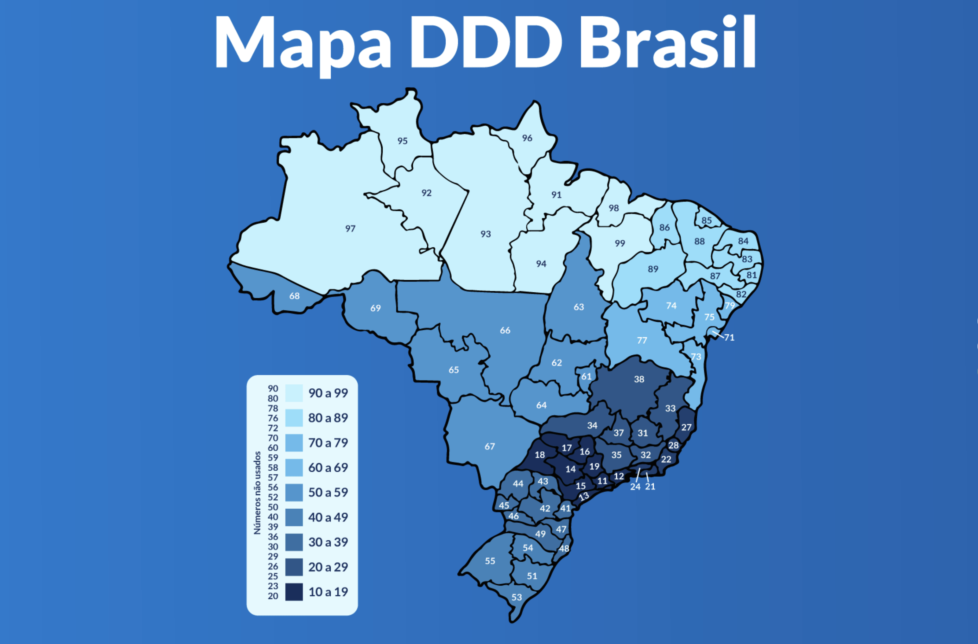 Cep Rua - Descubra o Código DDD de Qualquer Localidade Brasileira ...